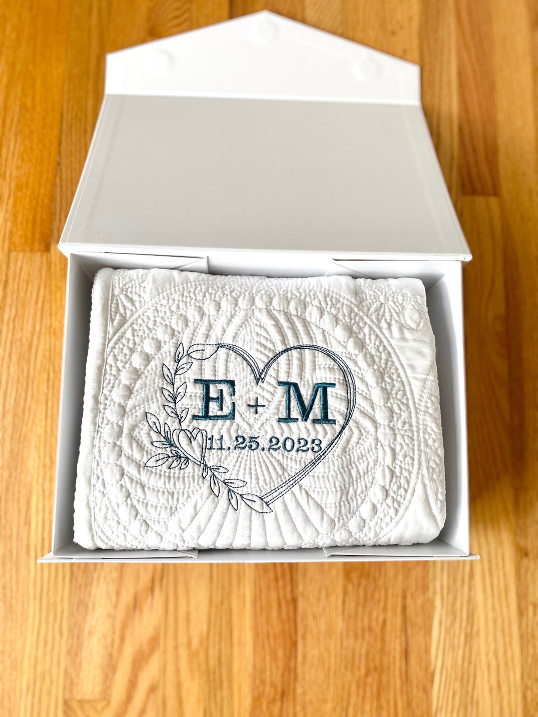 Wedding Gift Blanket Personalized Wedding Throw Monogrammed Wedding ...