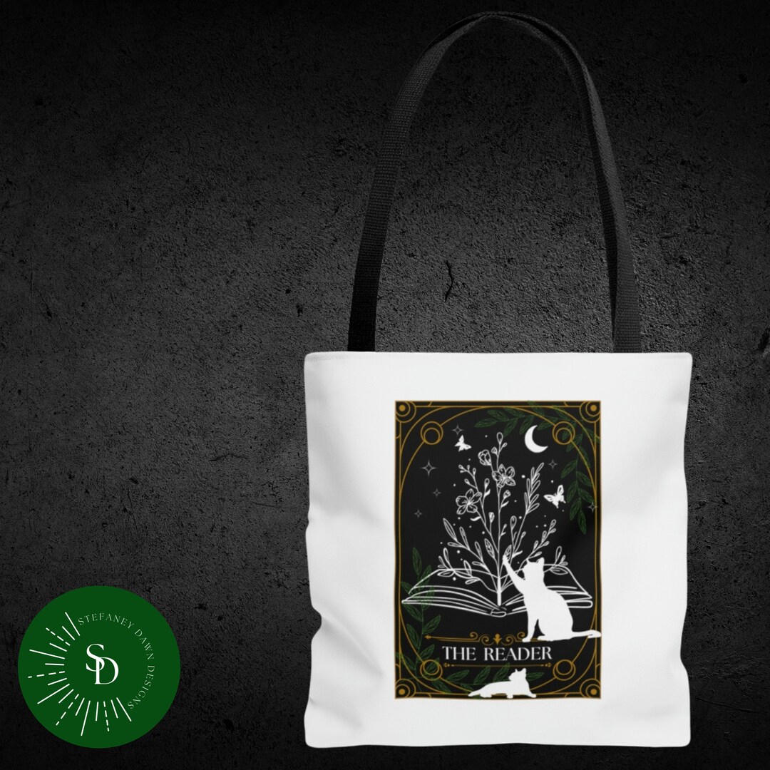 The Reader Tarot Tote Bag, the Reader Book Bag, Tarot Tote Bag Gift for ...