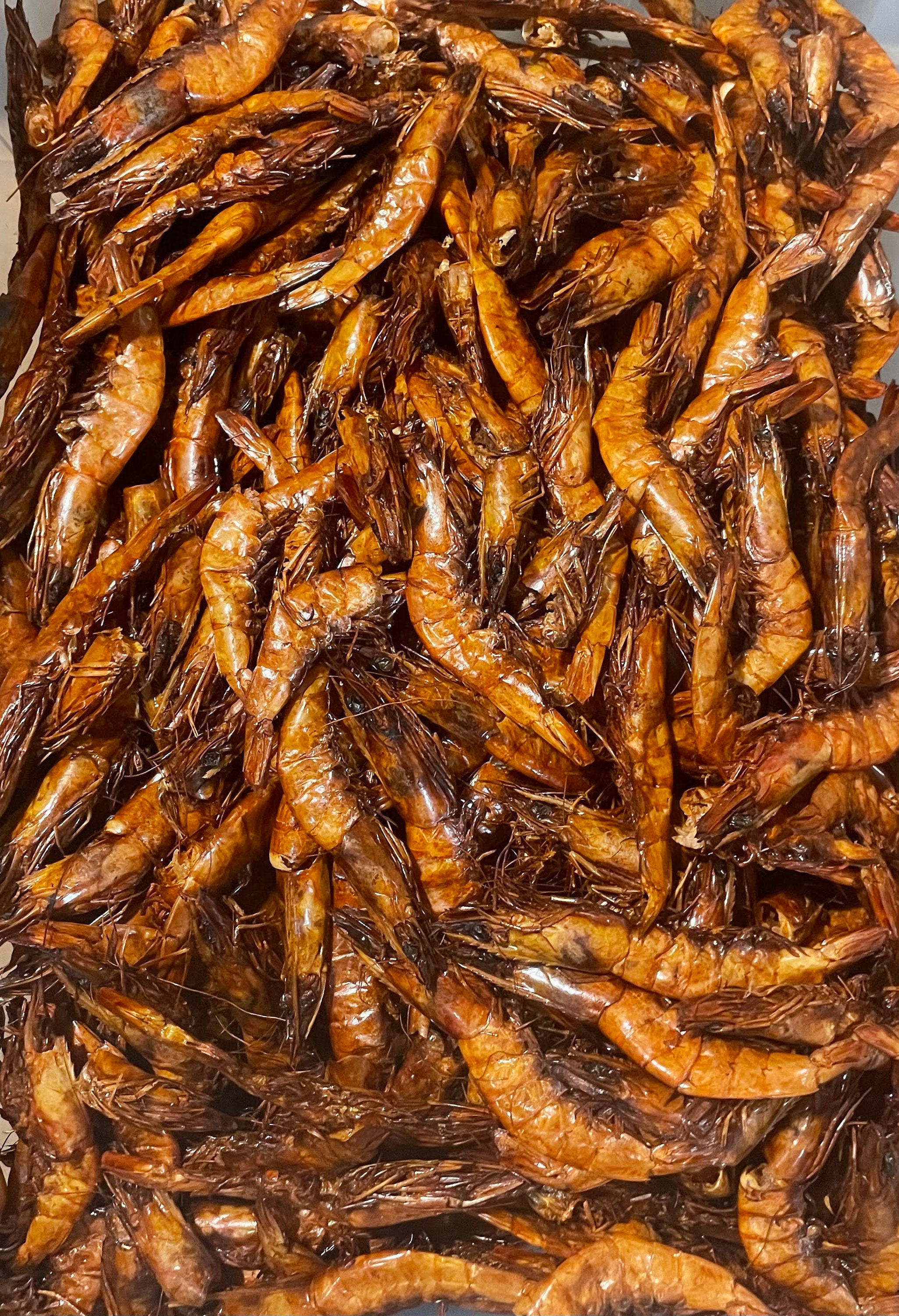 Red Smoked Prawns/ Ede Pupa/ Red Shrimp/ Dried Prawns/ Smoked Shrimp ...