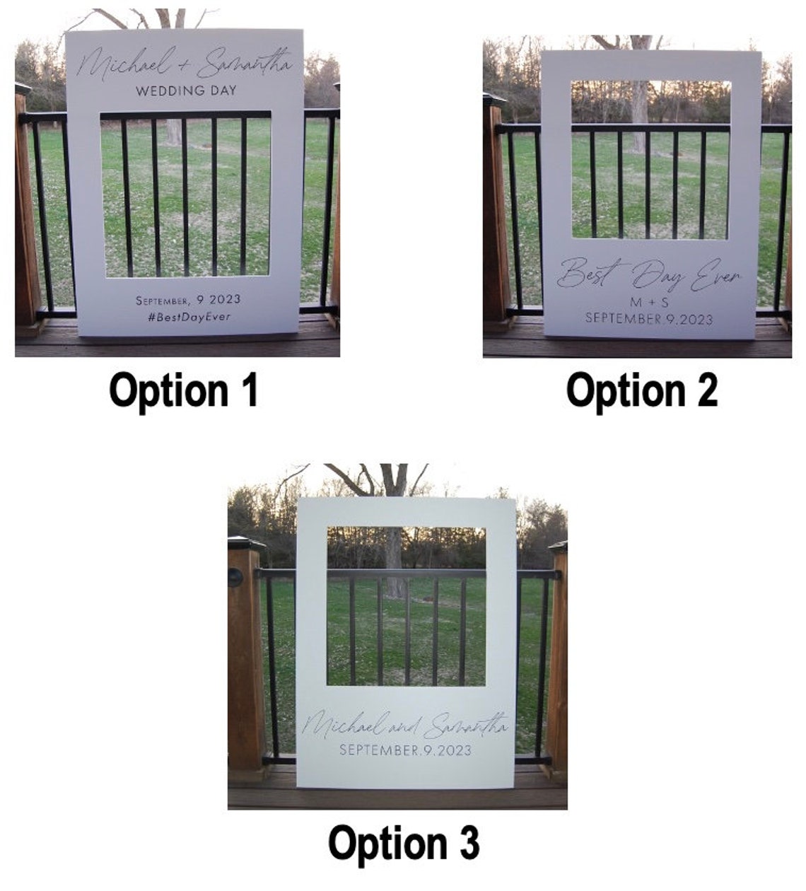 Photo Prop Frame, Photo Frame Cut Out, Wedding Polaroid Cut Out, Selfie ...