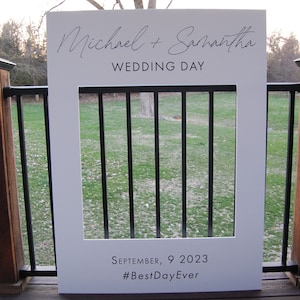 Photo Prop Frame, Photo Frame Cut Out, Wedding Polaroid Cut Out, Selfie ...