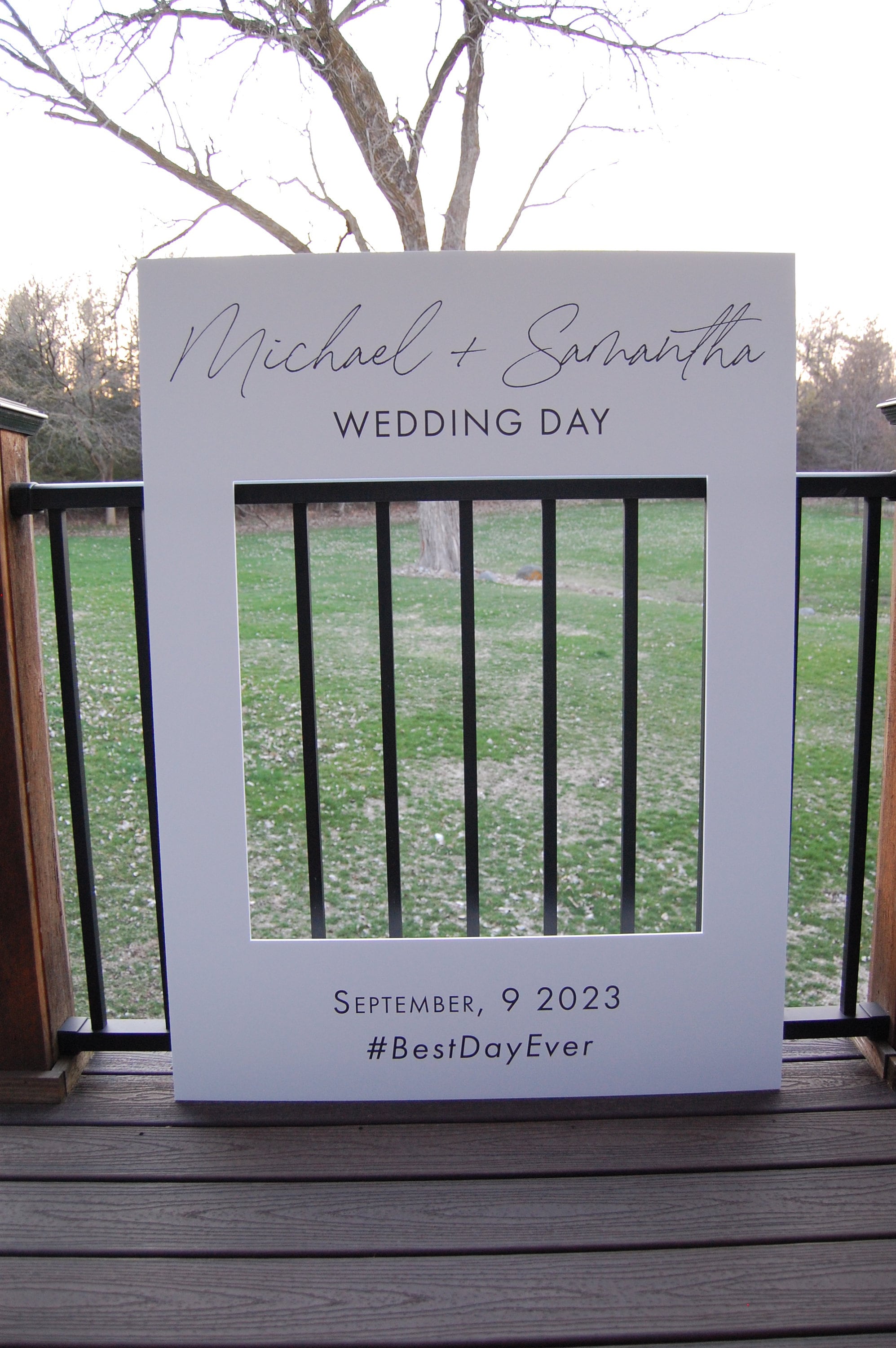Photo Prop Frame, Photo Frame Cut Out, Wedding Polaroid Cut Out, Selfie ...