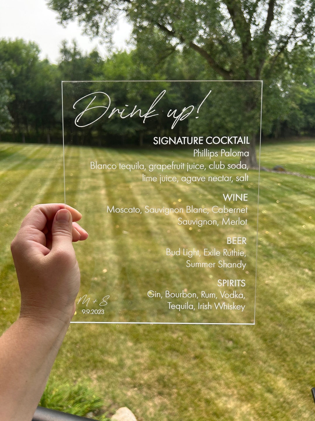 Bar Menu, Signature Cocktail, Drink Sign, Wedding Bar Menu, Wedding Bar ...