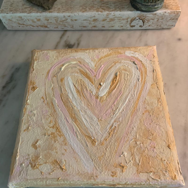 Heart Painting - Etsy