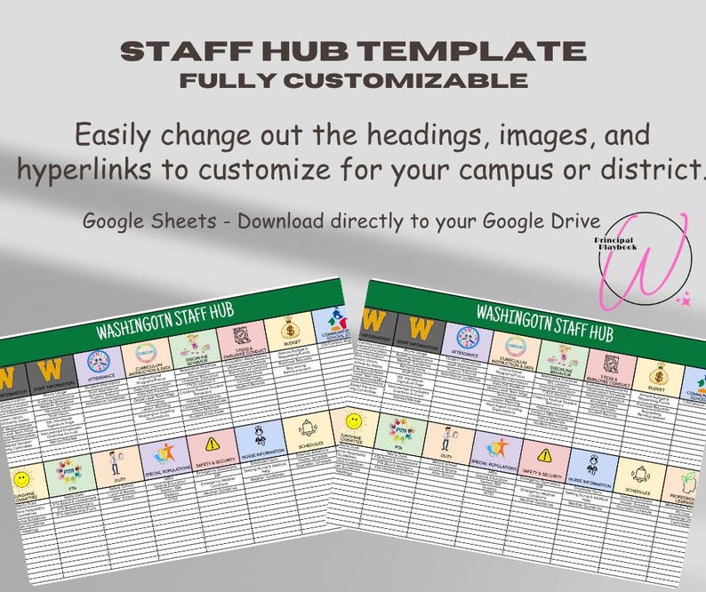Classroom/campus Hub (google Sheets) - Etsy