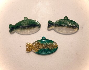 Small 1 Inch Fish-shaped Pet Tag for Cats personalized and Custom Resin ...