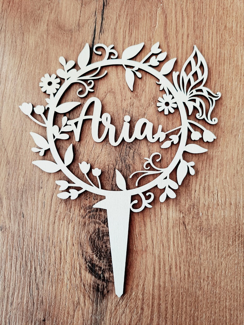 Flower Cake Topper for Cake | Cake Decoration for Weddings, Birthdays ...
