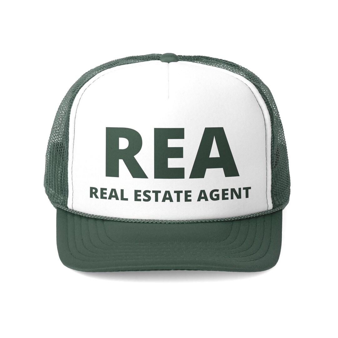 Real Estate Agent Trucker Caps - Real Estate Marketing, DEA Inspired ...