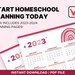 Homeschool Planner 2023-2024 Printable, Preschool Planner, Kindergarten ...