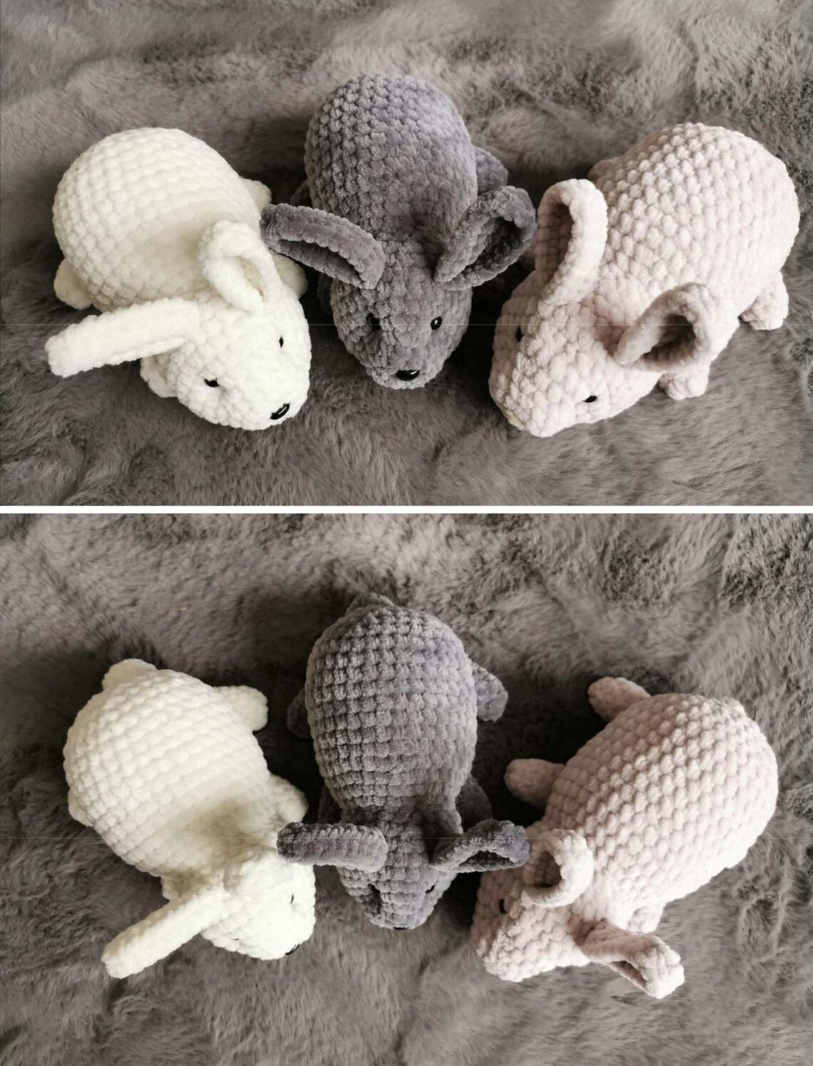 Crochet Pattern Baby Cute Rabbit Crochet Bunny Plush Toy - Etsy