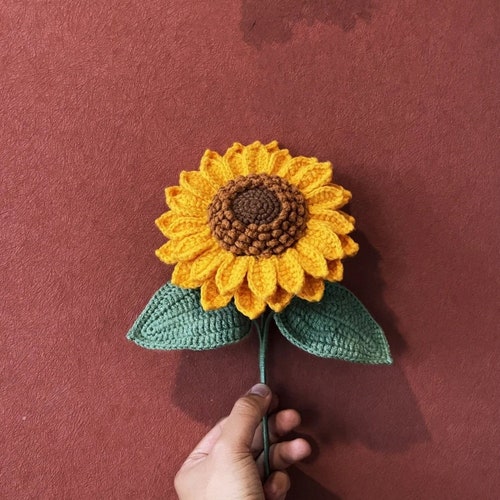 Crochet Pattern Sunflower Crochet Flower Amigurumi Stuff Home - Etsy