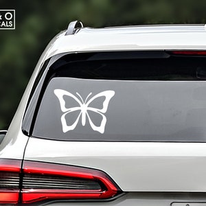 Butterfly Vinyl Decal, Butterfly Car Decal, Butterfly Laptop Sticker - Etsy