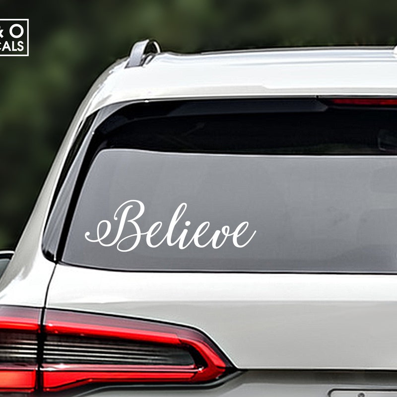 Believe Stickers - Etsy