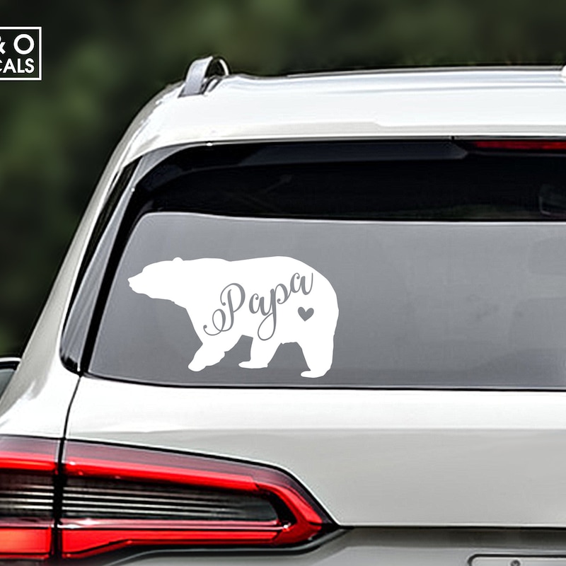 Papa Bear Sticker - Etsy