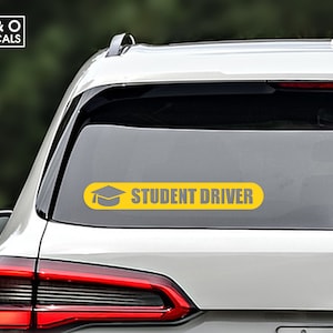 Student Driver Decal, Student Driver Car Sticker - Etsy