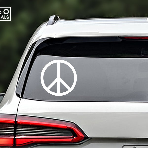 Peace Sign Decal - Etsy