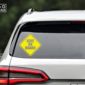 Kids on Board Car Decal, Kids on Board Car Sticker, Kids on Board, Baby ...