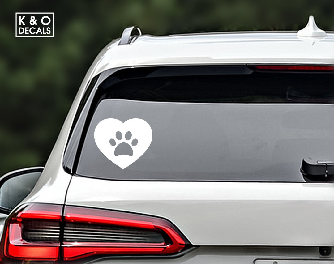 Cat Paw Decal, Cat Sticker, Kitty Decal - Etsy