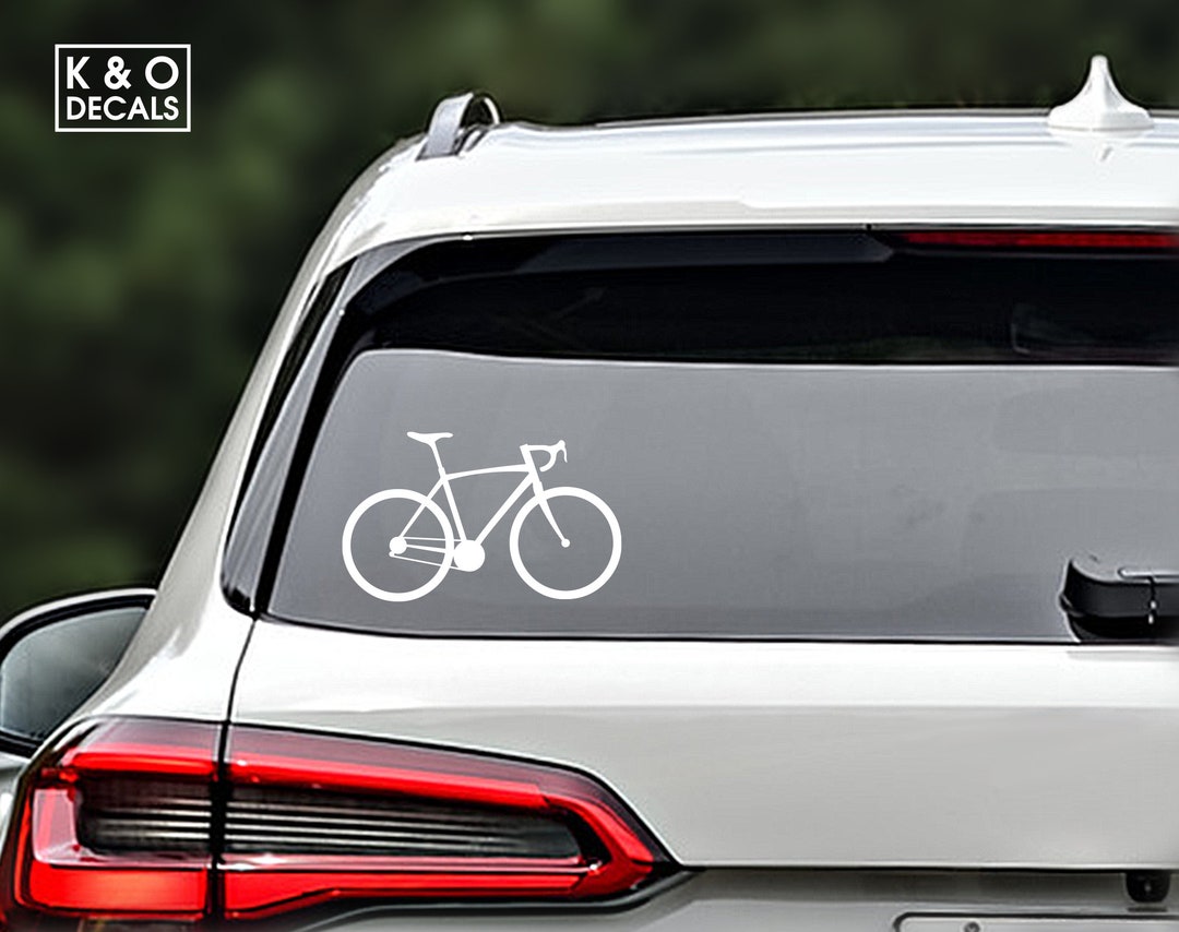Bike Vinyl Decal, Bike Sticker, Bike Car Decal - Etsy