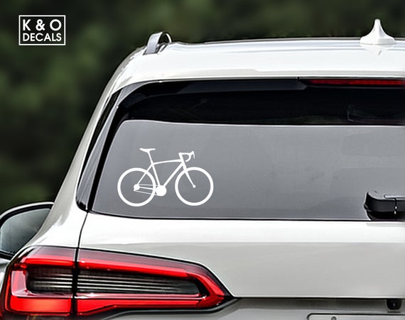 Bike Vinyl Decal Bike Sticker Bike Car Decal - Etsy