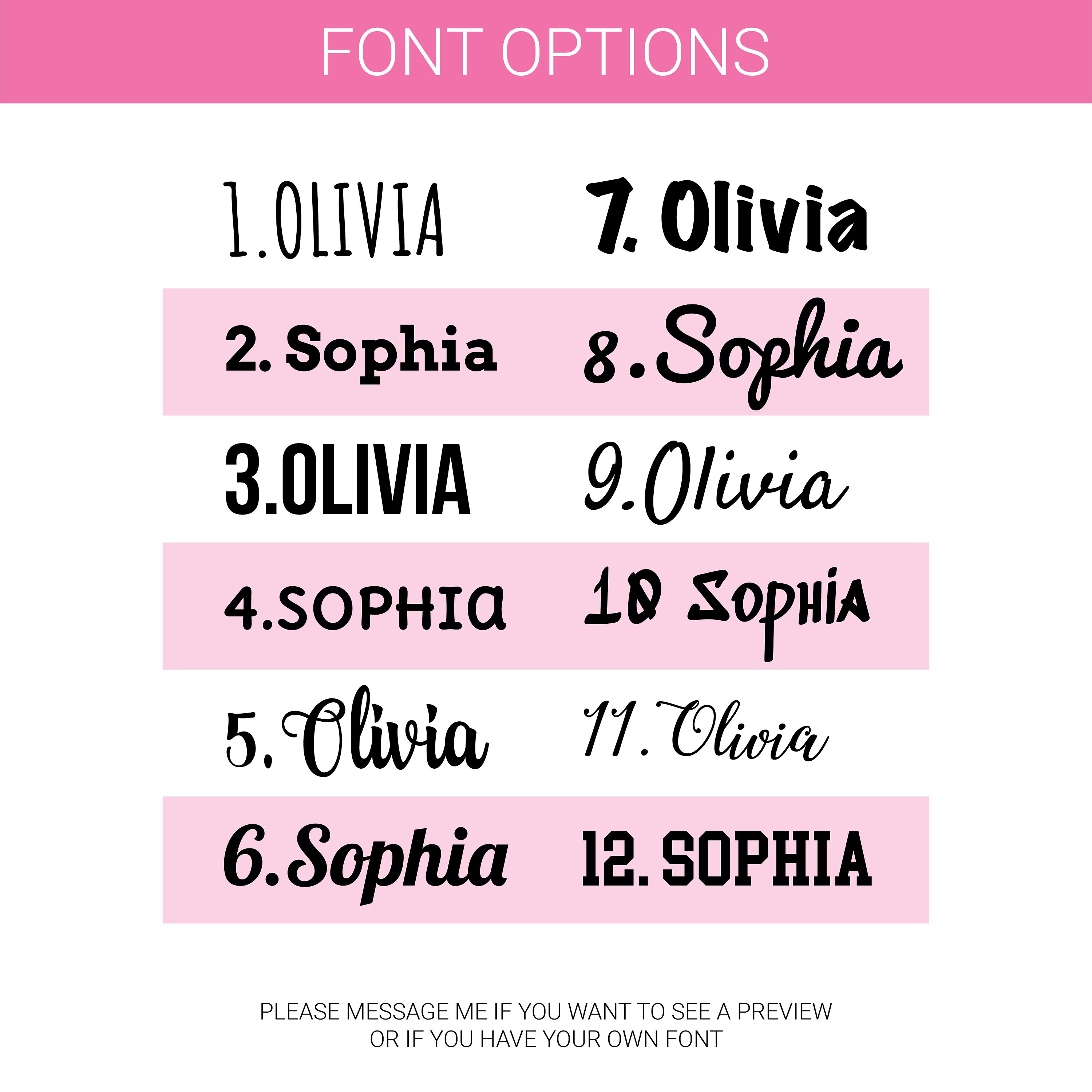 Name Decal Custom Tumbler Name Decal Vinyl Name Stickers for - Etsy