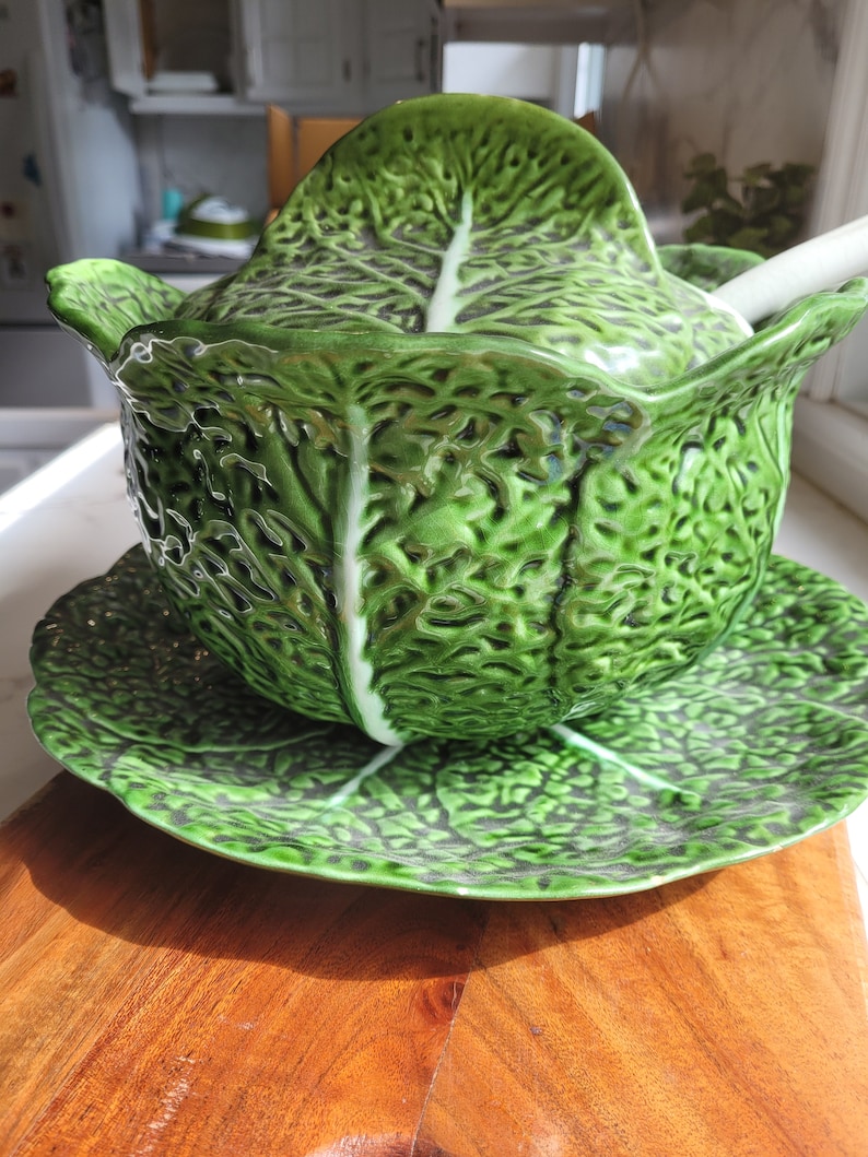 Vintage Portugal Cabbage Soup Set - Etsy