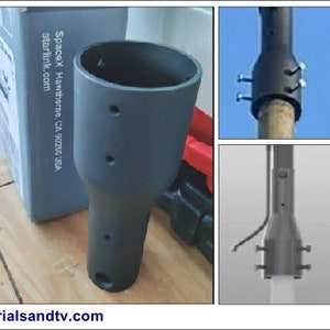 Starlink Pipe Adapter Kit Mount, for V2 Rectangular Dish Free Fast ...