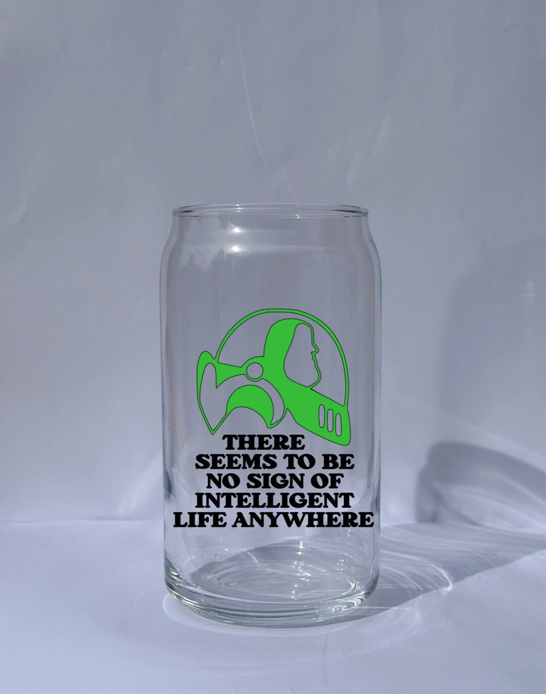 No Sign of Intelligent Life Glass Cup - Etsy