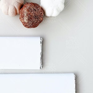 Fall Candy Bar Wrapper Mockup 2 Flat Chocolate Wraps Photo - Etsy
