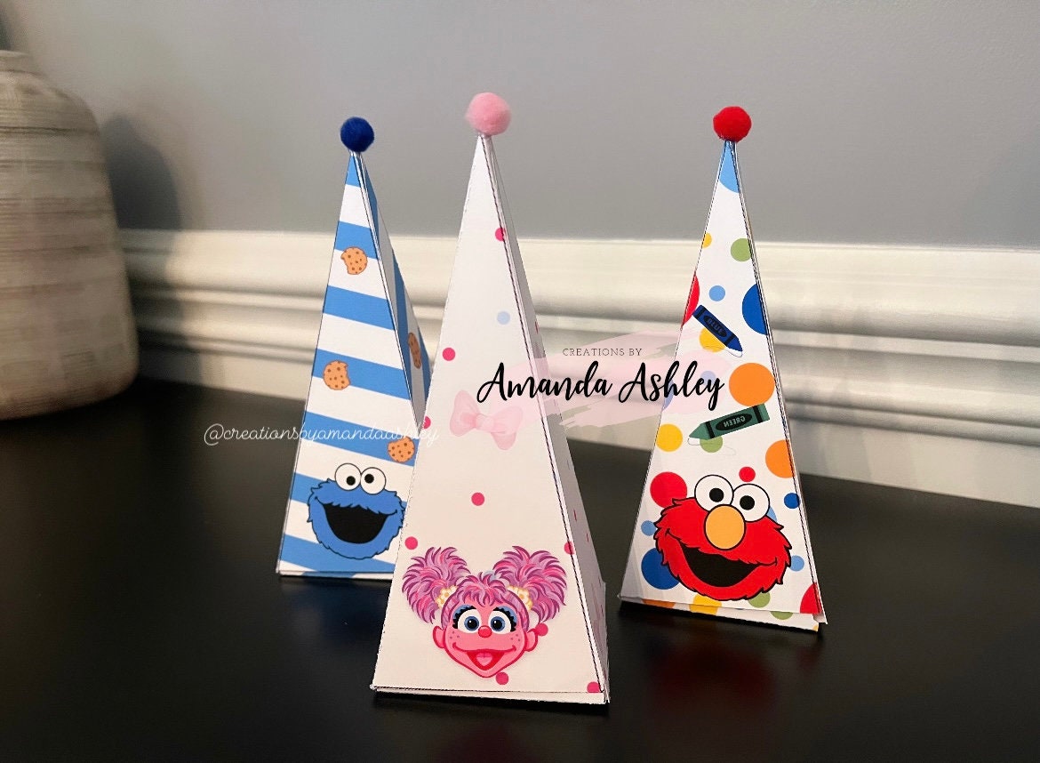 Elmo Favor Boxes, Sesame Street Favor Boxes, Elmo Birthday Party, Elmo ...