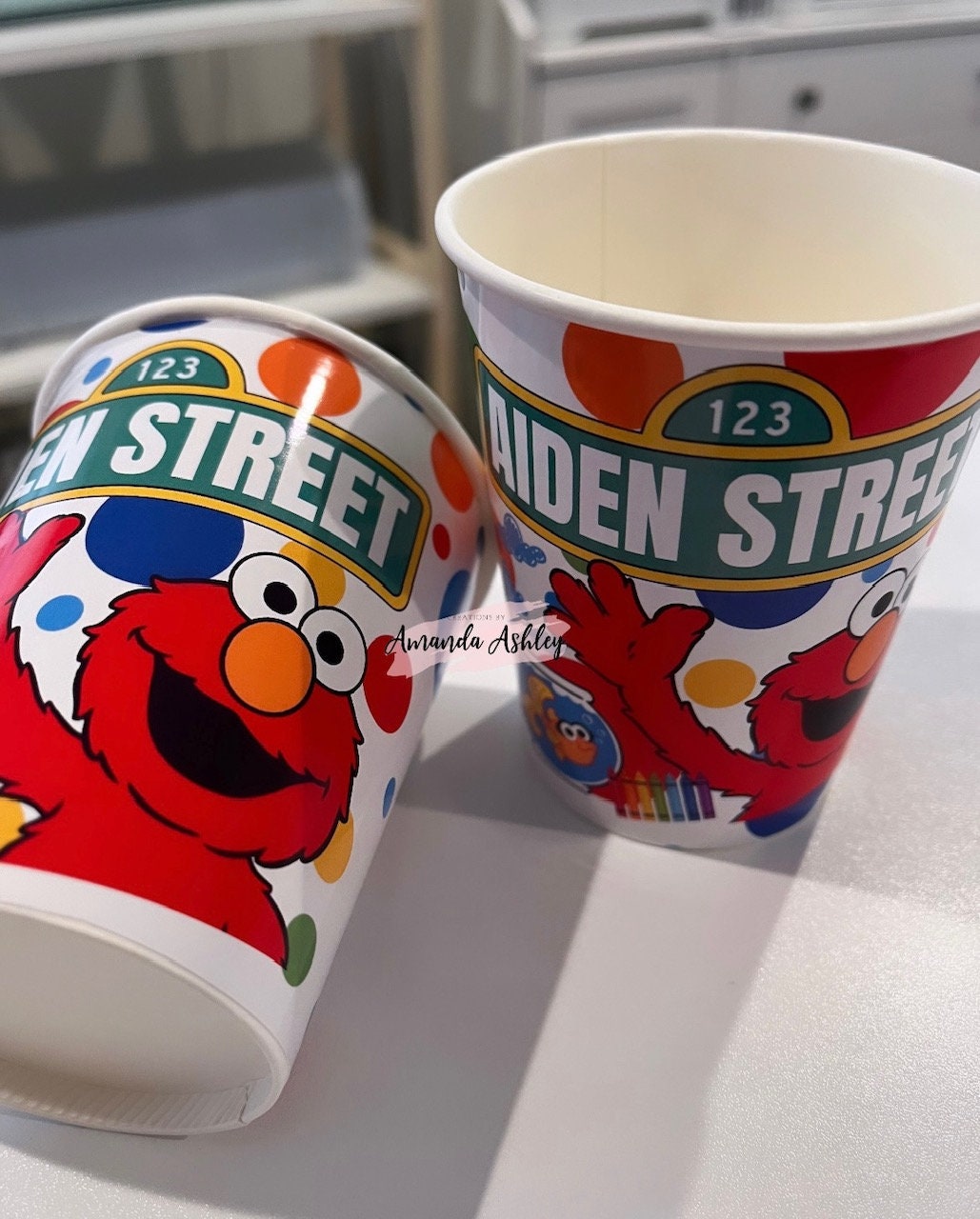 Elmo Party Cups, Sesame Street Cups, Elmo Birthday Party, Elmo Birthday ...
