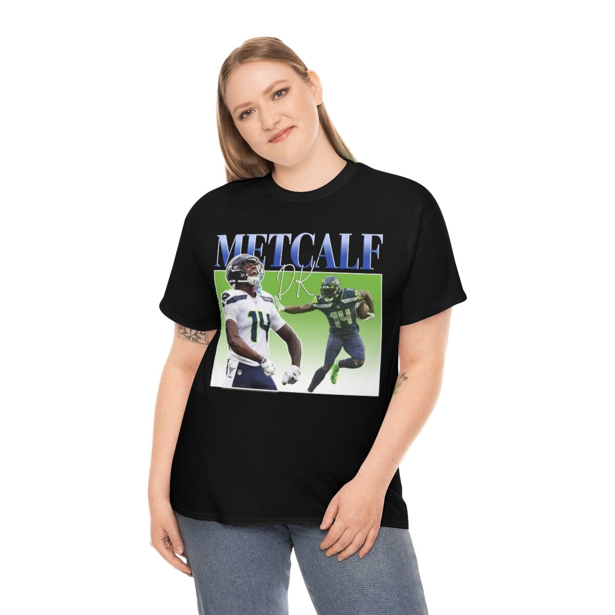 DK METCALF - Seattle Seahawks - 90s Vintage Bootleg design sold by Niin ...