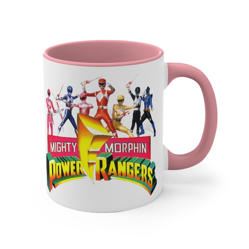 Power Rangers Mighty Morphin Accent Mug 11oz - Etsy