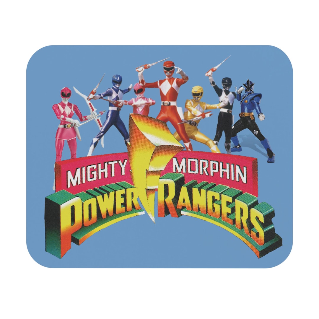 Rectangle Mouse Pad, Mighty Morphin Power Rangers, Gaming Mouse Mat ...