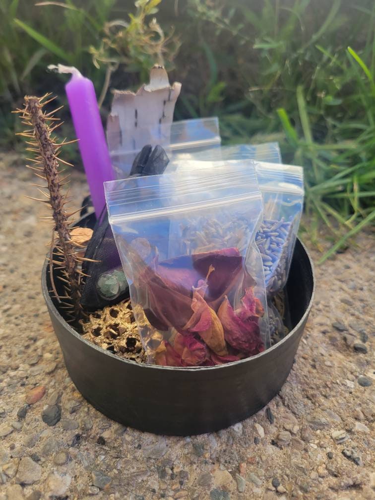 Looking Glass Box Creepy Gothic Vintage Jewelry Stash Wish Box & Mini ...