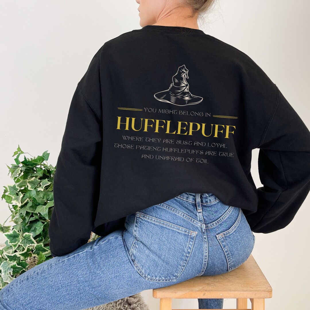 HUFFLEPUFF Sorting Hat Crewneck Sweatshirt - Etsy