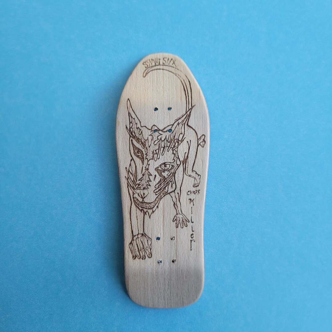 Fingerbombsk8boards (LEGENDS Series) Custom Engraved Wooden Fingerboard ...