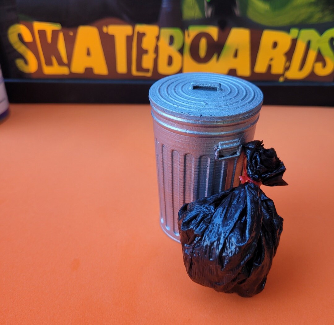 Fingerbombsk8boards Custom Fingerboard Obstacles (trash Can) - Etsy