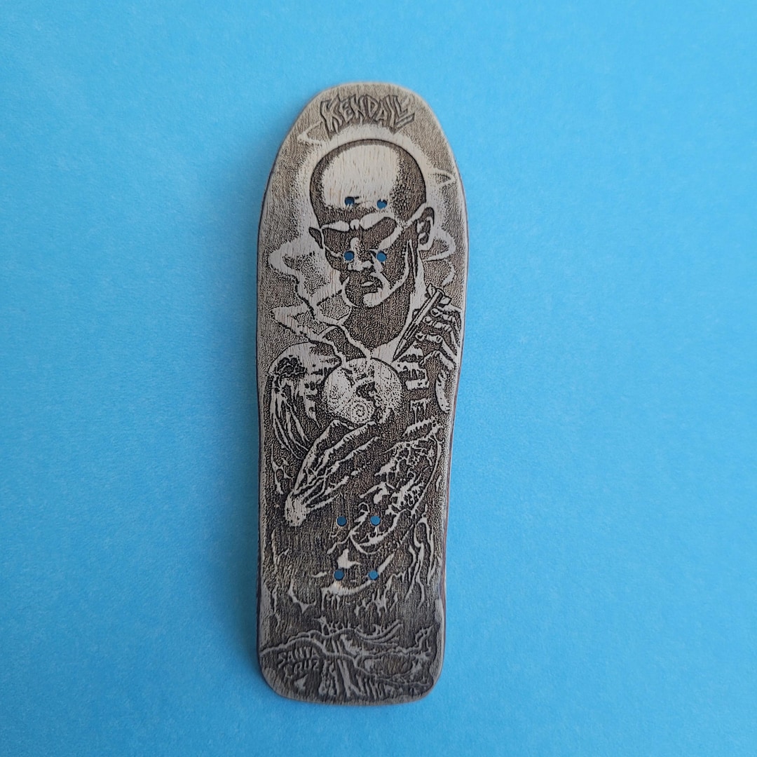 Fingerbombsk8boards (LEGENDS Series) Custom Engraved Wooden Fingerboard ...