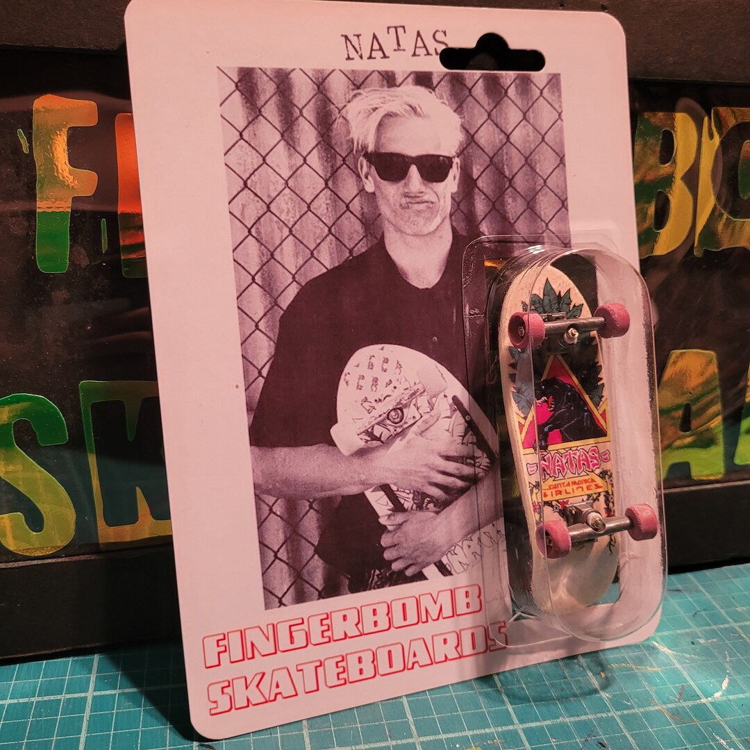 Fingerbomb Sk8boards Complete Custom Retro Style Fingerboard - Etsy