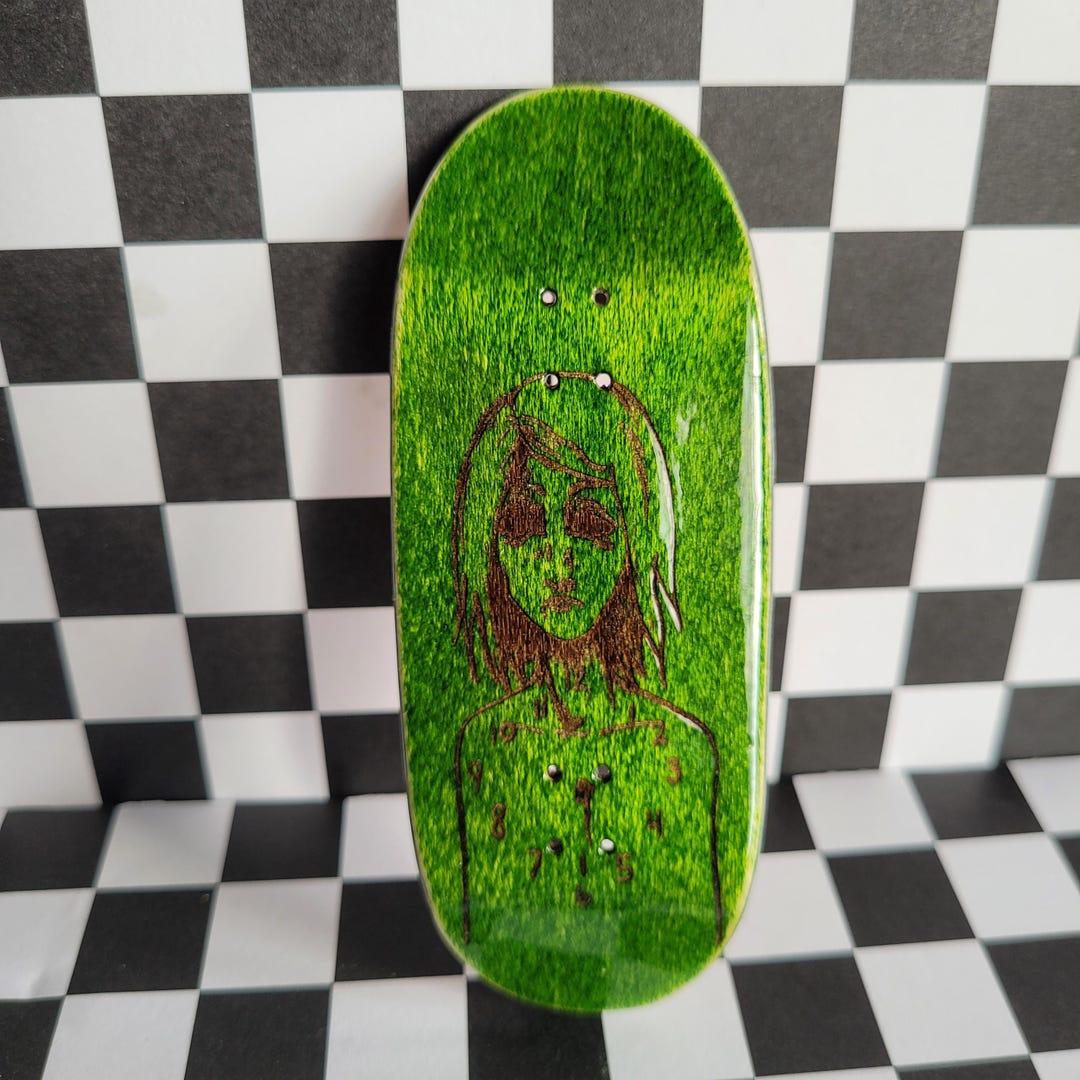 Fingerbombsk8boards (collectors Series) Custom 38 Mm Egg Shaped ...