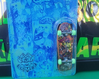 Fingerbomb Sk8boards Complete Custom Retro Style Fingerboard - Etsy