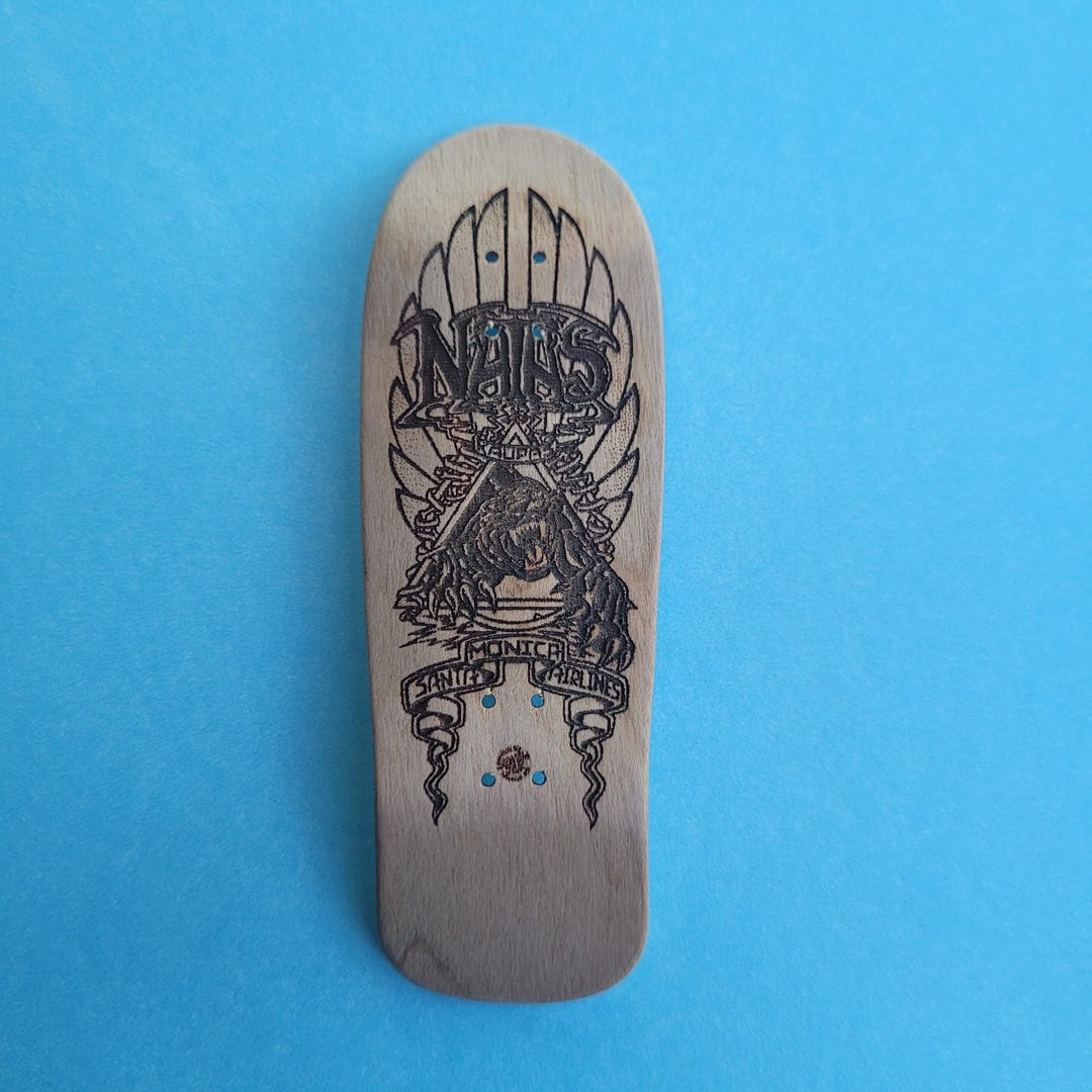 Fingerbombsk8boards (LEGENDS Series) Custom Engraved Wooden Fingerboard ...