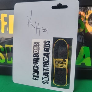 Fingerbomb Sk8boards Complete Custom Retro Style Fingerboard - Etsy