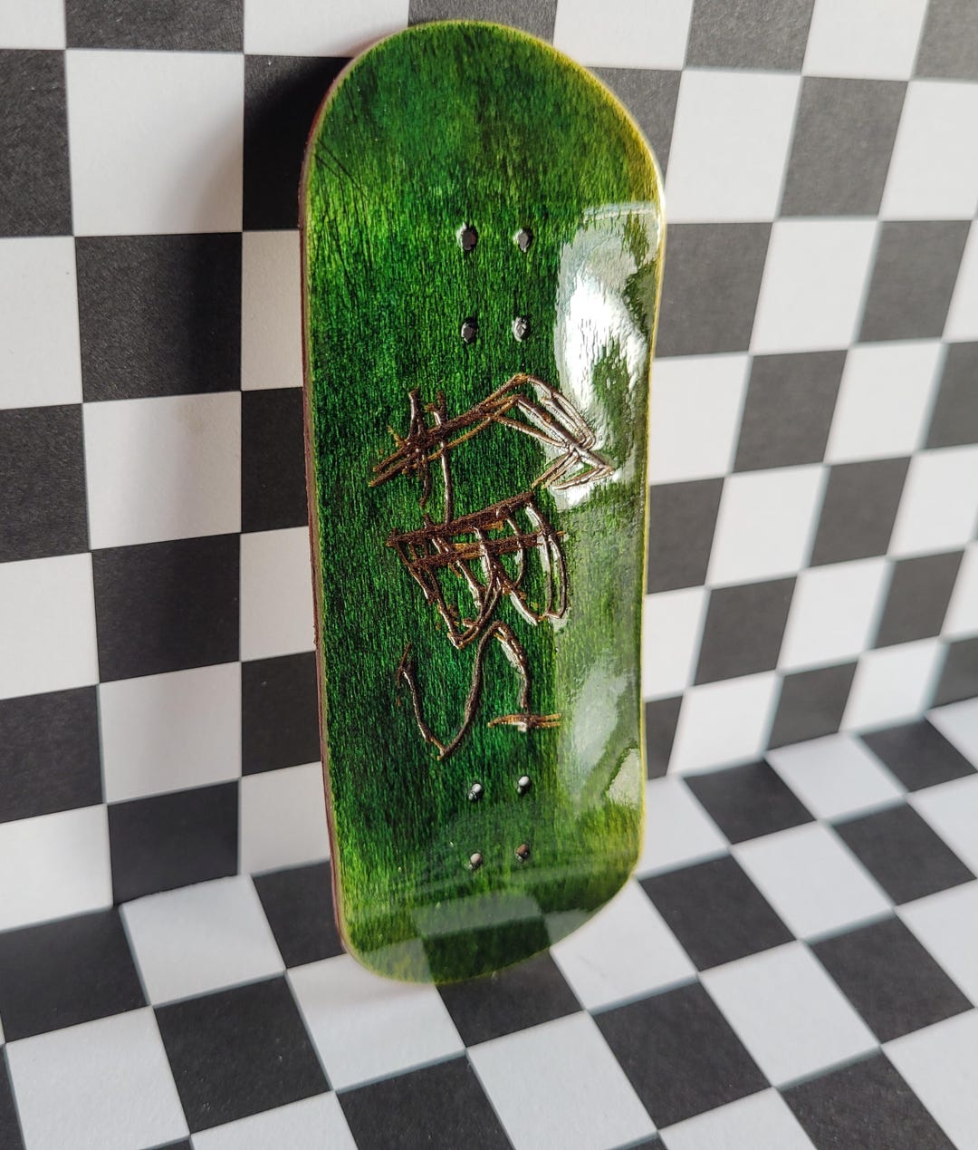 Fingerbombsk8boards (collectors Series) Custom 34 Mm Fingerboard Deck ...