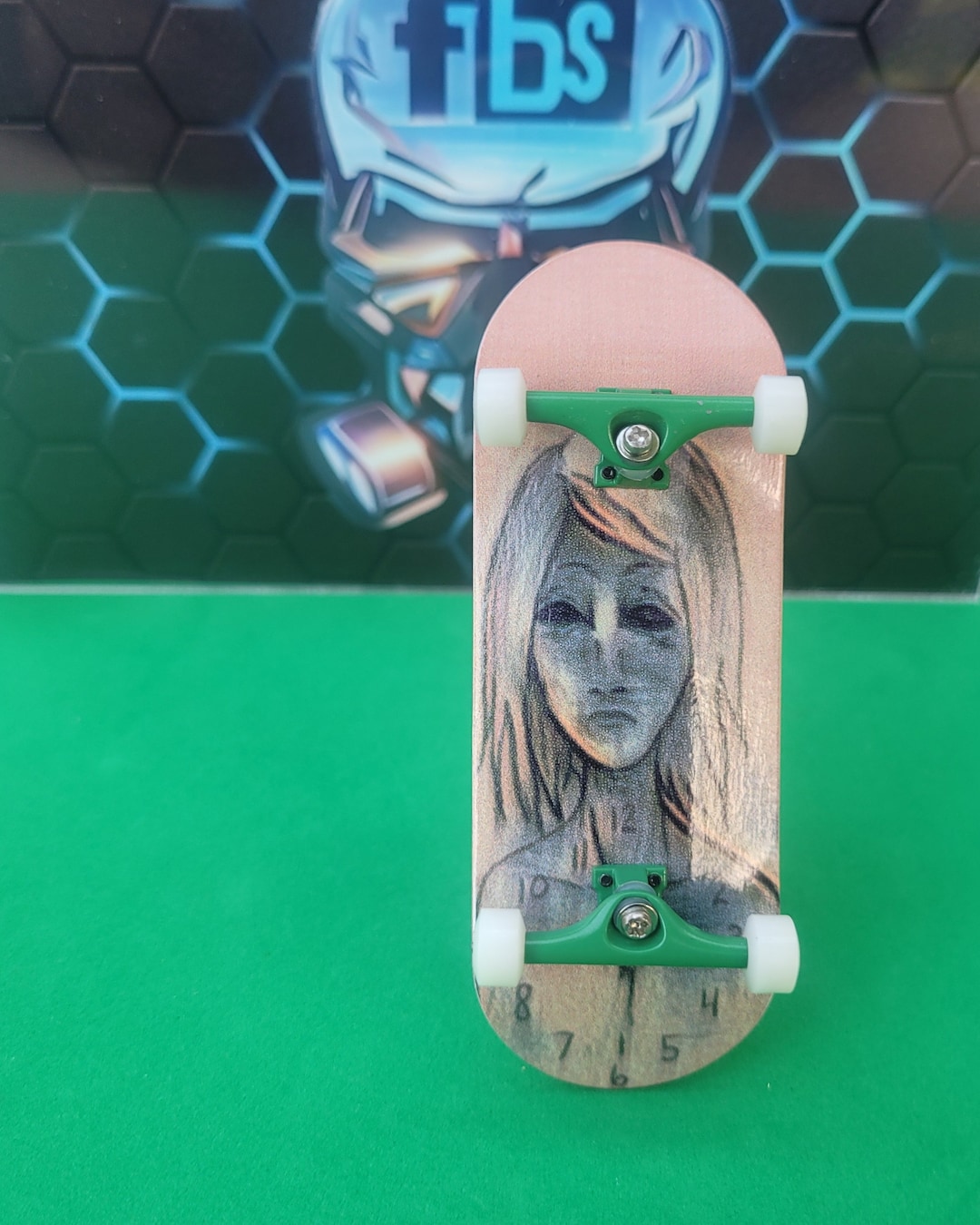 Fingerbombsk8boards Custom 34 Mm Complete Fingerboard (the Woods") Real ...