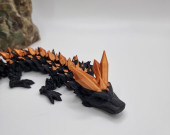 Crystal Winged Dragon 3D Printed Cinderwing3d - Etsy