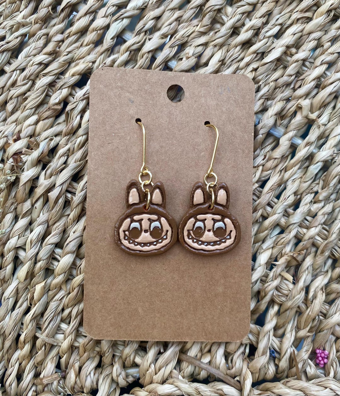 Labubu Clay Earrings, Labubu Earrings, Labubu - Etsy