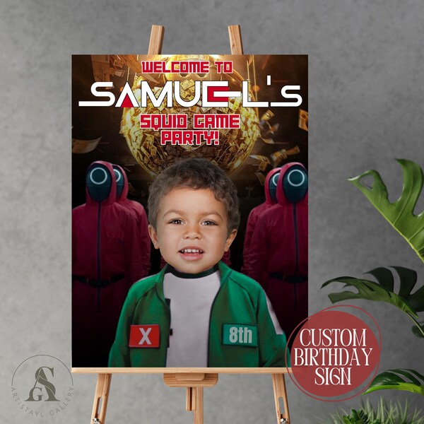 Squids Game Poster - Etsy