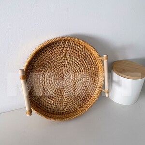 Natural Rattan Tray Hand Woven Rattan Tray, Storage Basket, Hand Made ...